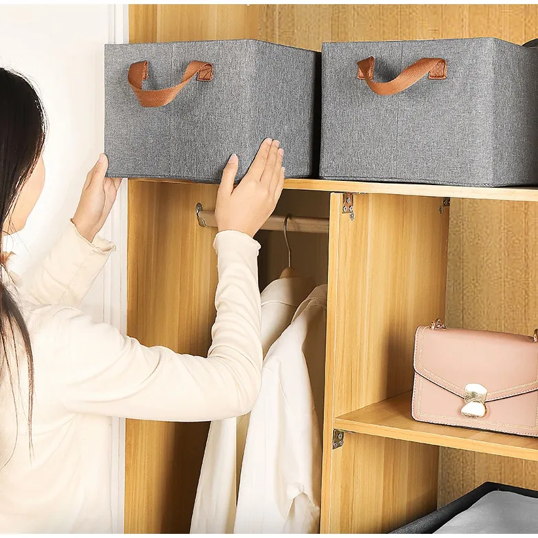 Large Foldable Iron Rack Clothes Dress Storage Box Waterproof Wear ...