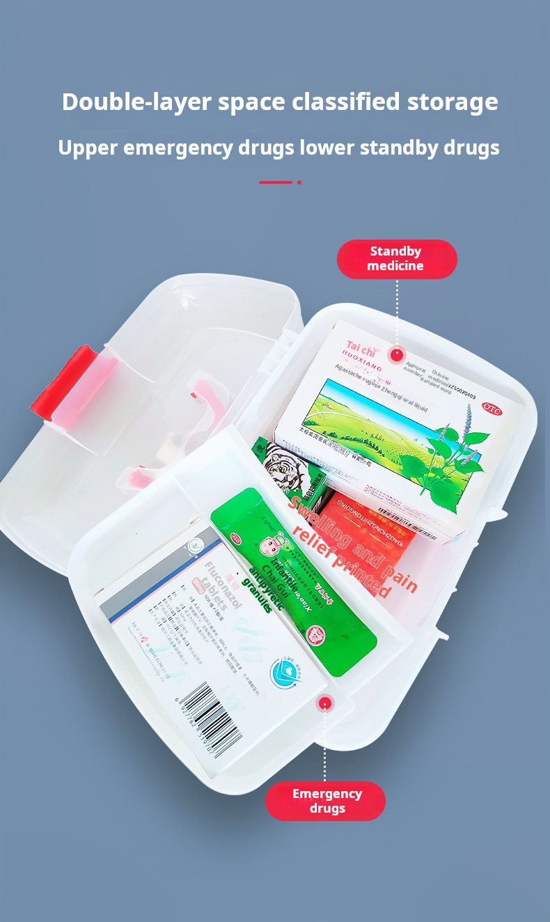 【PHReady Stock】First Aid Kit Storage Box Plastic Family First aid box ...
