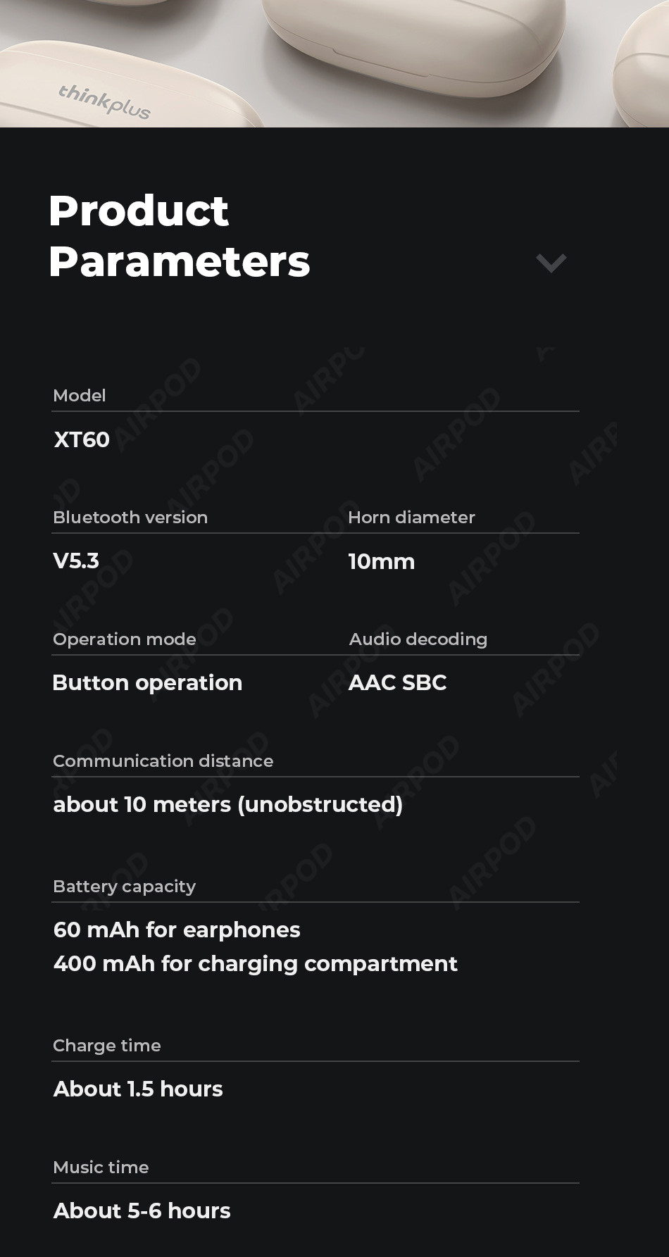 Lenovo XT60 Earbuds Gaming Sports Wireless Earphone Bluetooth 5.3 TWS ...