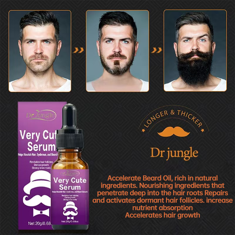 [Fast delivery] Beard Growth Liquid Thick Beard, Eyebrows, Sideburns ...