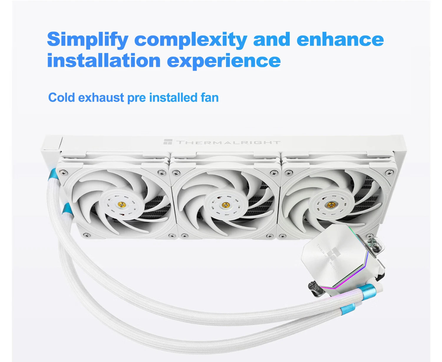 Thermalright FROZEN EDGE 360 WHITE CPU Liquid Cooler water cooling ...