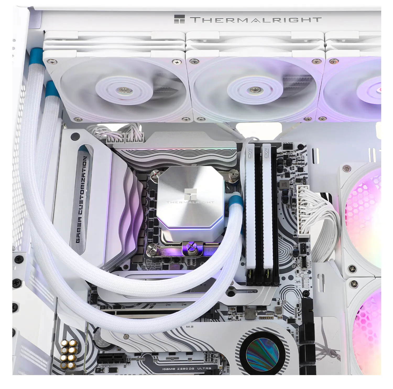 Thermalright FROZEN EDGE 360 WHITE CPU Liquid Cooler water cooling ...