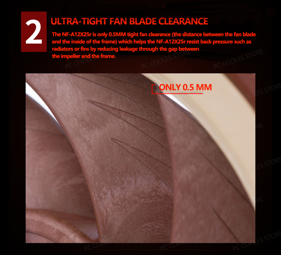 Noctua NF-A12X25r PWM 120mm Computer Case Cooling Fan SSO2 Bearing 4PIN ...