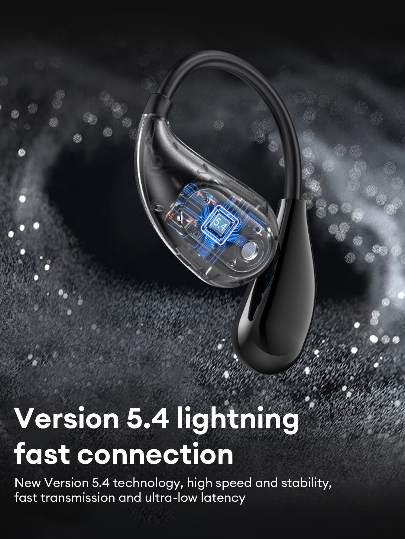 Monster Open Ear AC210 Wireless Earphone Bluetooth 5.4 TWS Sports ...