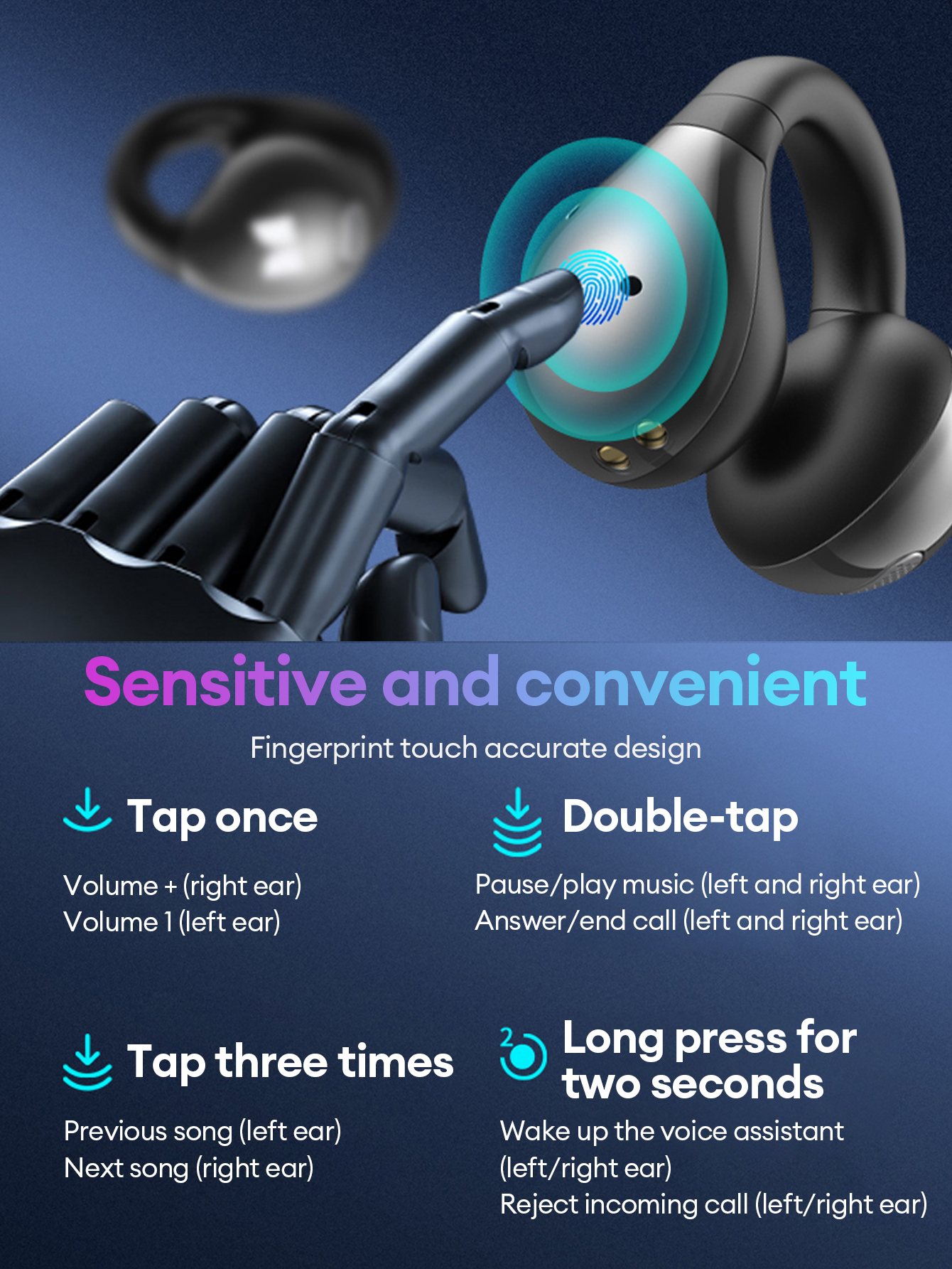 Monster AC600 Bluetooth Earphone Intelligent Noise Cancellation HIFI ...