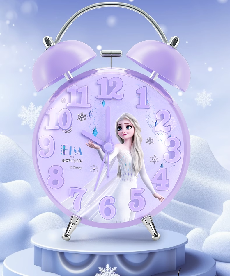 Elsa Children's Alarm Clock Student Dedicated Wake Up Handy Tool Girl ...