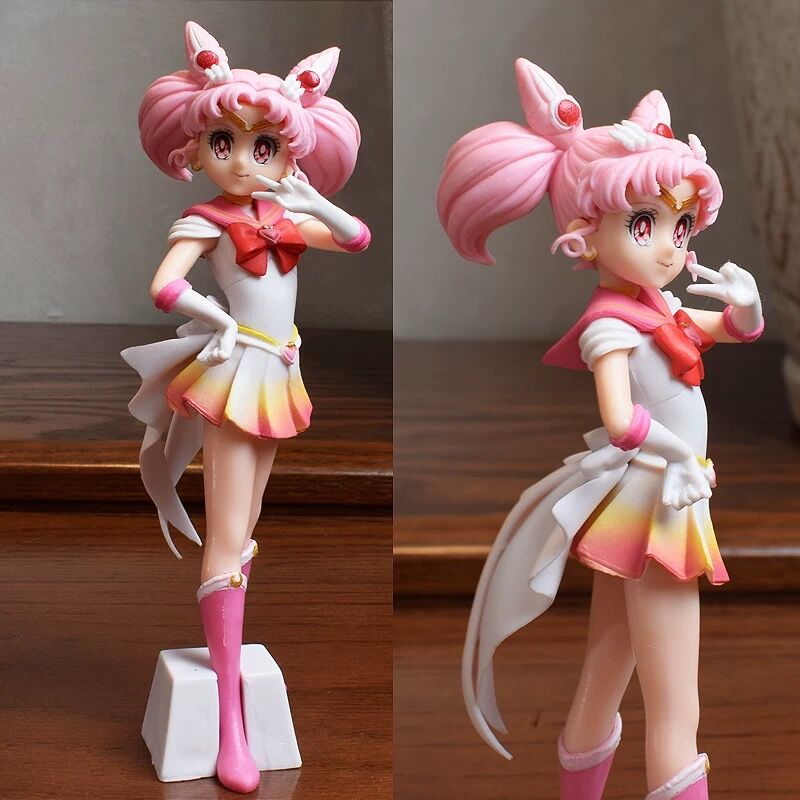 17.5cm Anime Sailor Moon Action Figures Chiba Mamoru Tsukino Usagi ...