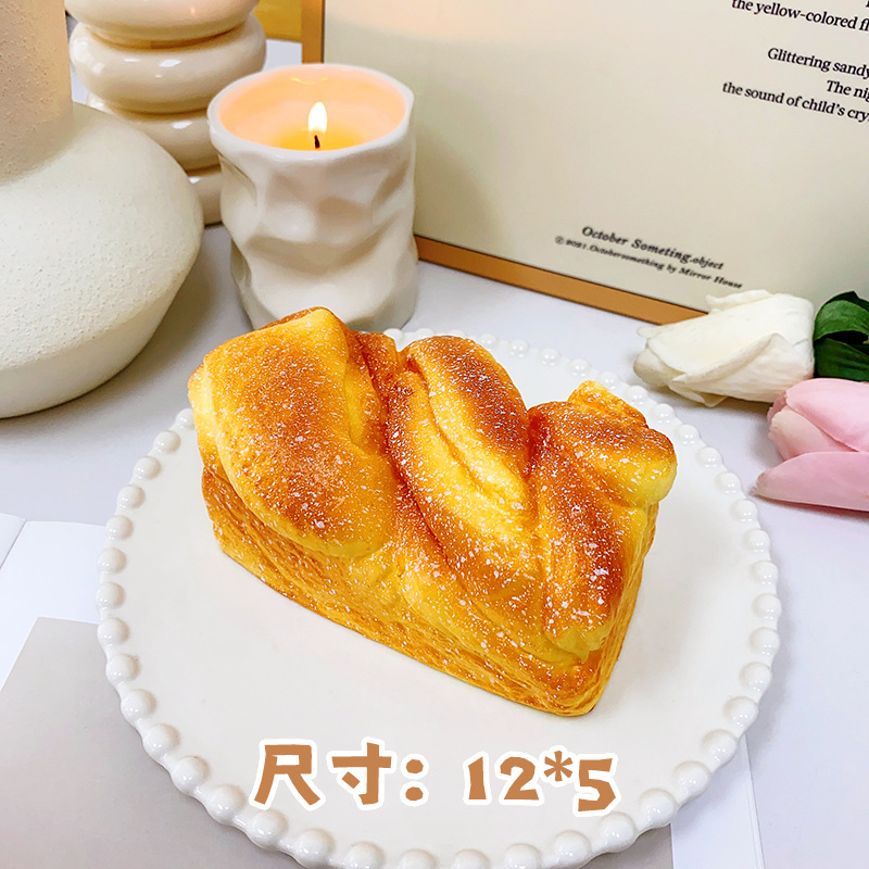 Realistic Bread Loaf Stress Toy Slow Rebound Pinch Decompression Vent ...