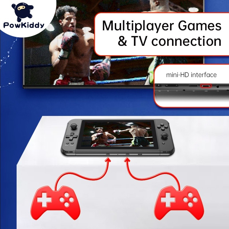 PSP X7S handheld game console 7-inch high-definition large screen dual ...