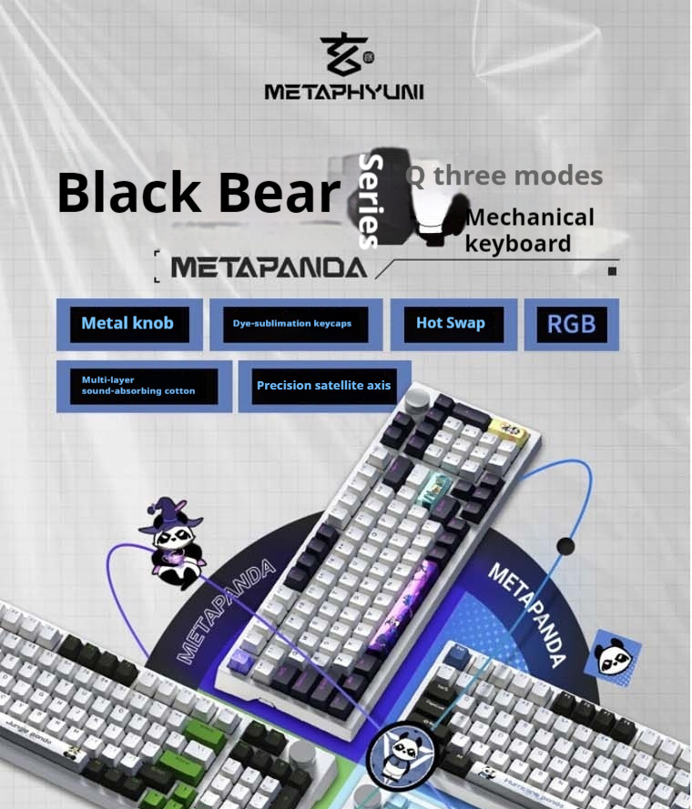 Metaphyuni PD98 98 key with wireless Bluetooth USB three-mode custom ...