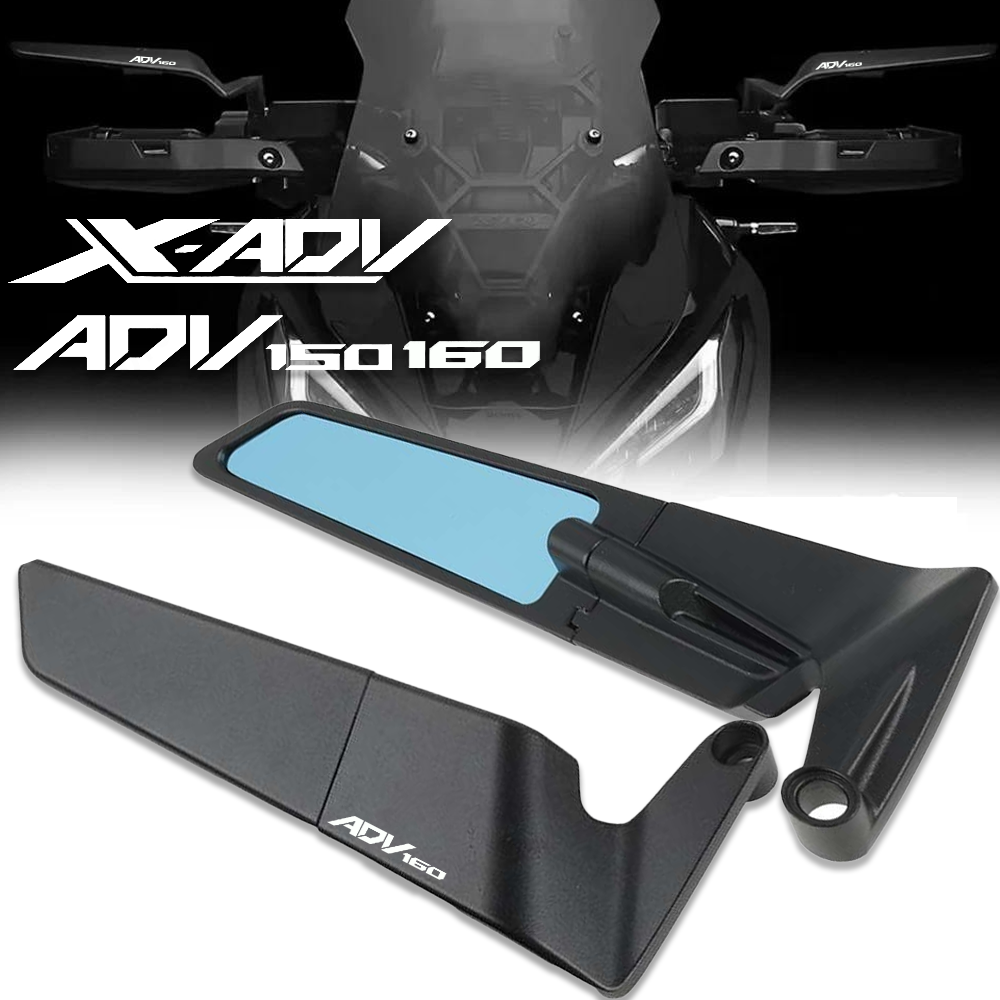 For HONDA ADV 160 adv150 XADV 750 X-ADV 350 750 Motrcycle Mirror Blue ...