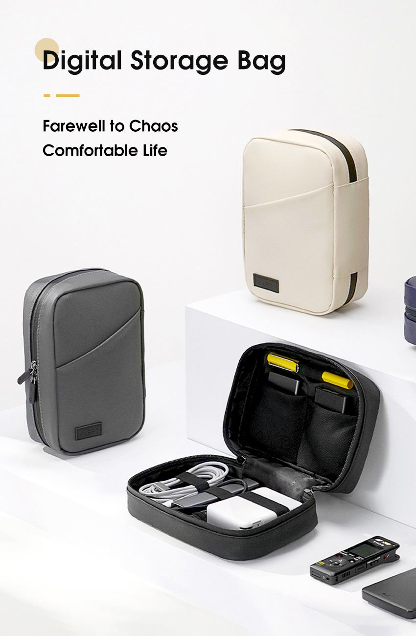 MENSPE Digital Storage Bag USB Cable Storage Bags Travel Organizer ...