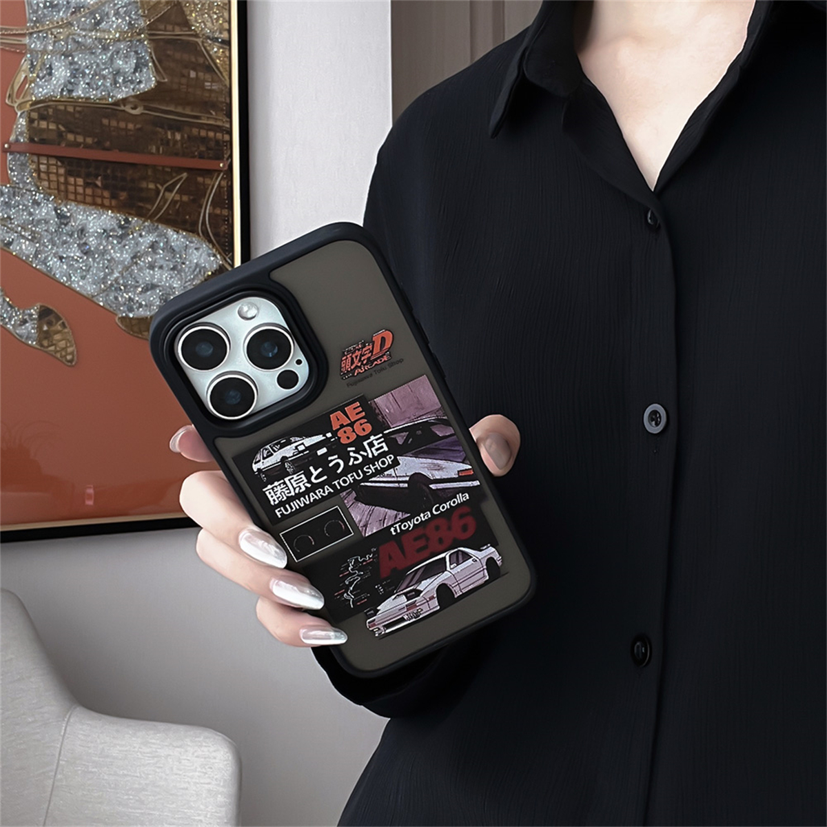 Trend Initial D AE86 Soft phone cases for iphone 16 15 Pro Max 14 Pro ...