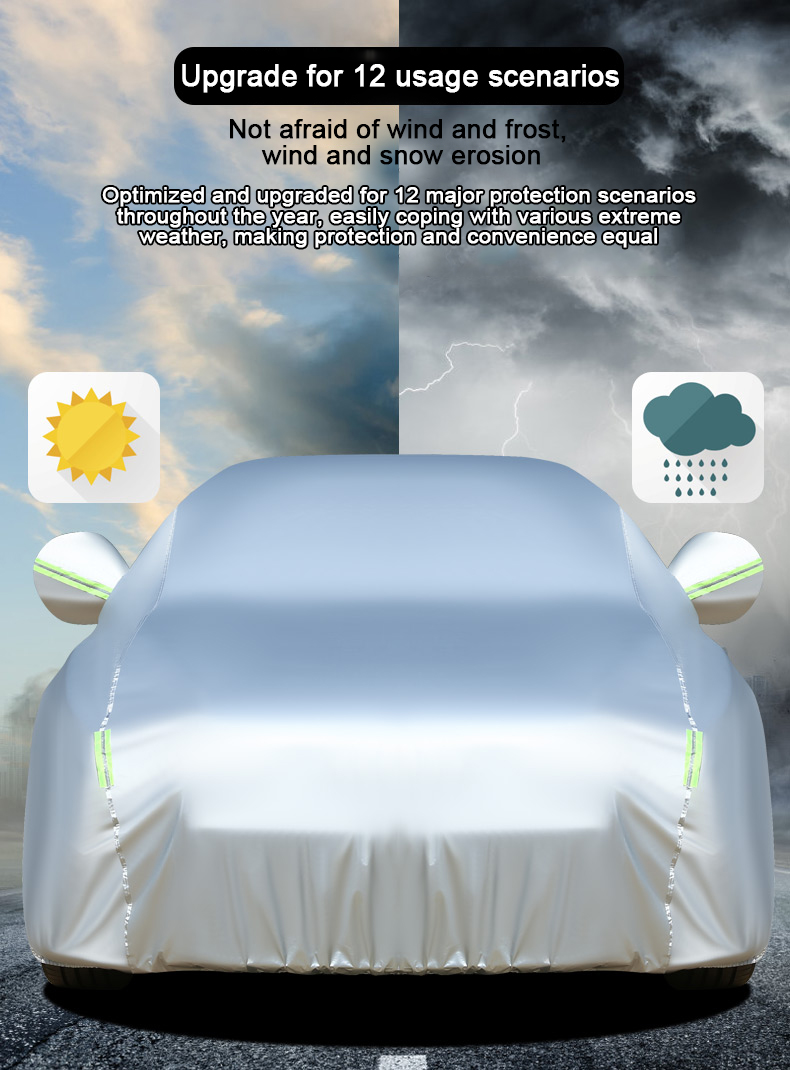 Large size thicken Car Cover Sedan waterproof and sunproof UV For ...