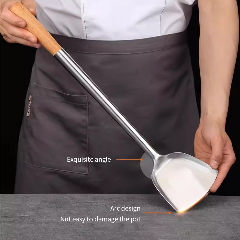Chef Untensils Chef Big Soup Laddle and Spatula Stir Spoon Turner ...
