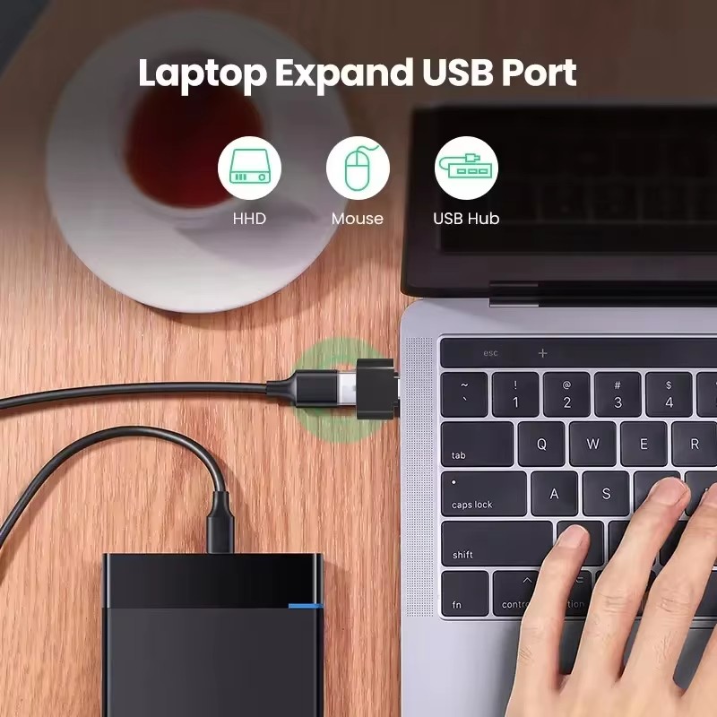 C-type to USB adapter USB flash drive adapter, suitable for data ...