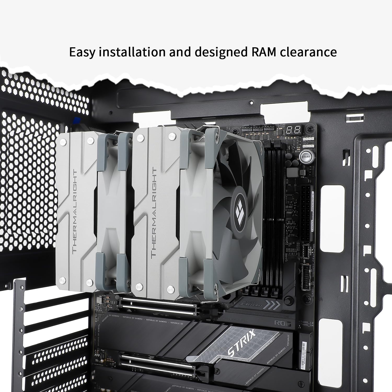 Thermalright PA120 CPU Air Cooler 6 Heat Pipes Cooling Radiator Chassis ...