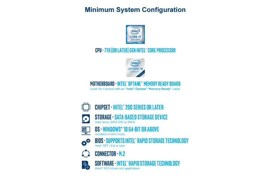 Intel Optane Memory M10 16GB M.2 2280 Pcie3.0*2 Nvme 3D XPoint Memory ...