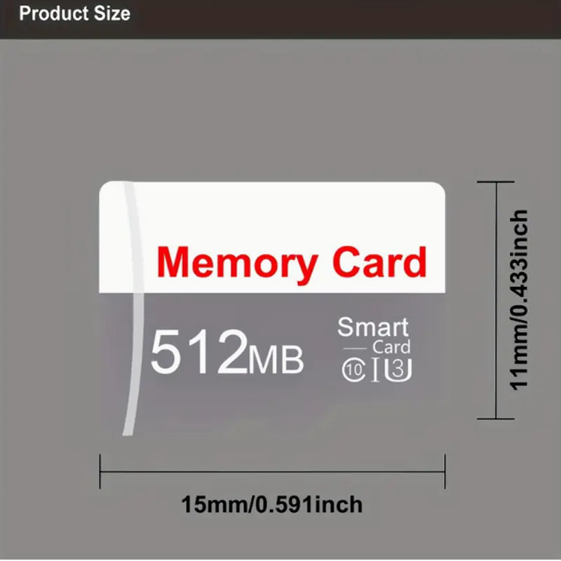 New Micro SD Card 128MB/256MB/512MB - TF Flash Card for Cameras, Car ...