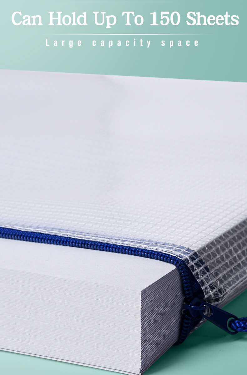 A3/A4/A5 Mesh Zipper File Bag Envelope Document Storage Pouch Bag ...