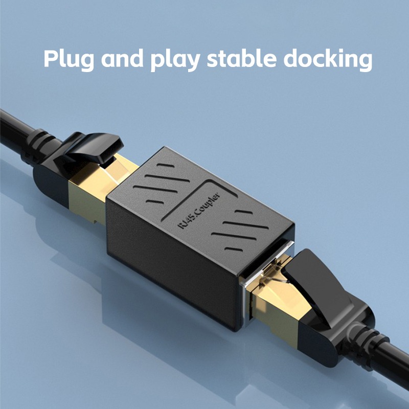RJ45 1000Mbps Connector Network Coupler Ethernet Hielded In-Line ...