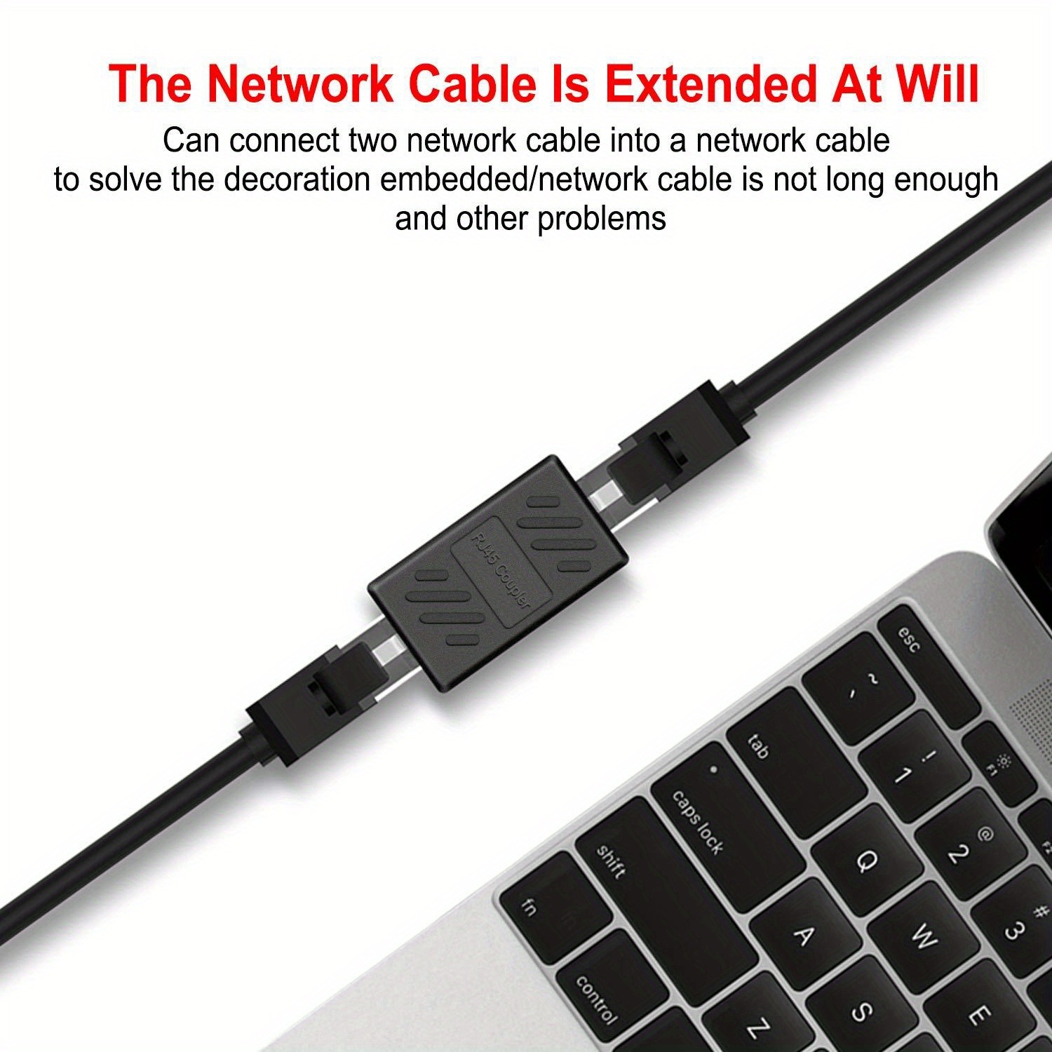 RJ45 1000Mbps Connector Network Coupler Ethernet Hielded In-Line ...