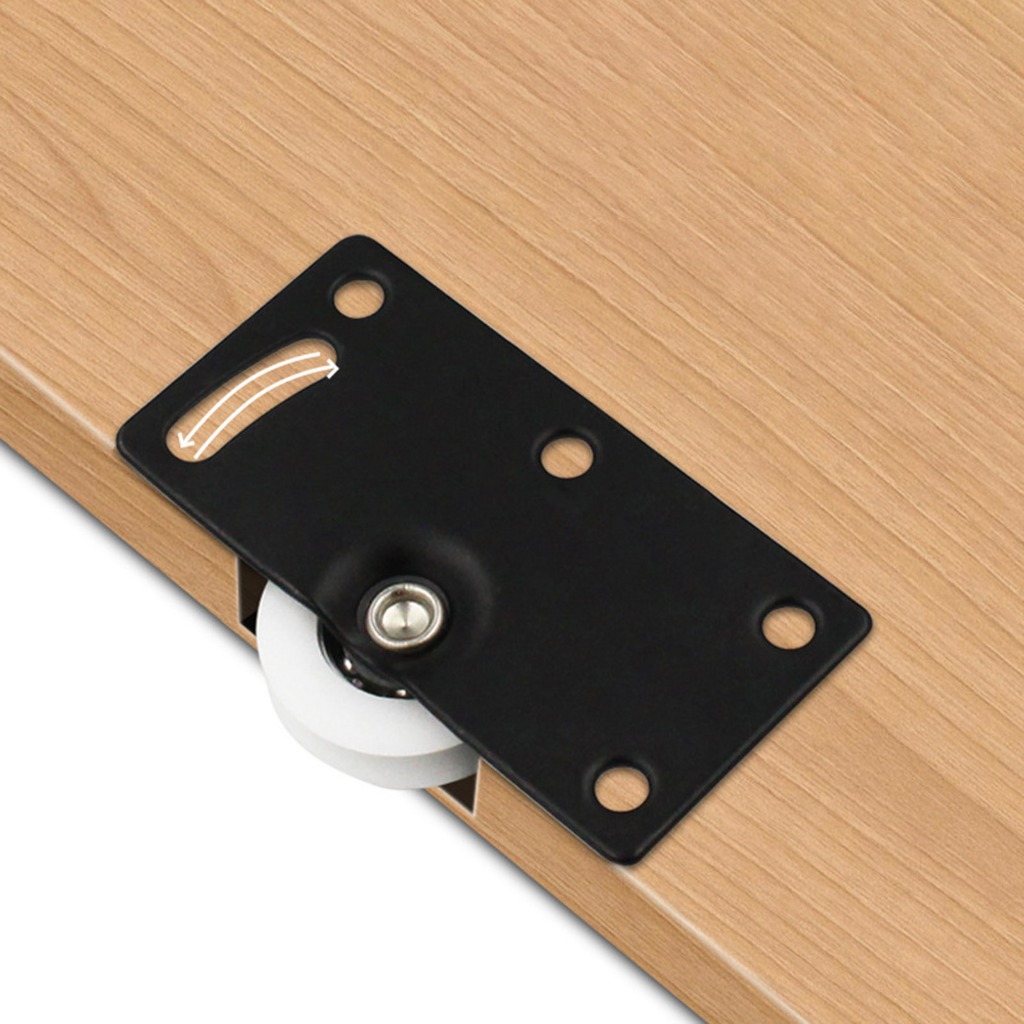 8 Set Mute Durable Closet Hanging Concave Pulley Caster Wardrobe ...