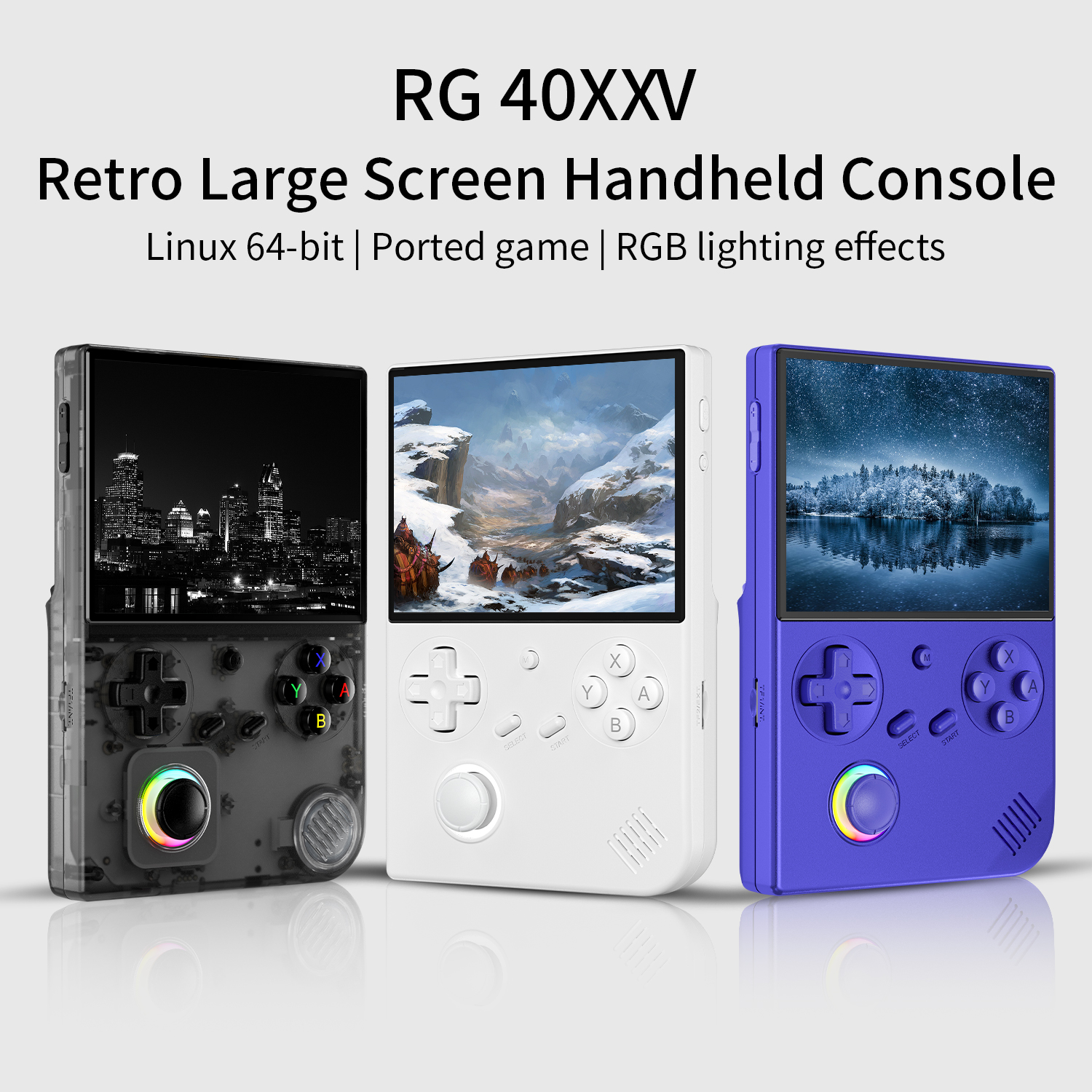 ANBERNIC RG40XX V Retro Game Console 4-inch Linux 64-bit Supports 2.4G ...