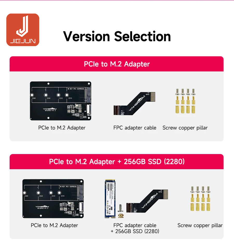 Raspberry Pi 5 Dedicated PCIe to M.2 NVME SSD Solid-state Drive ...