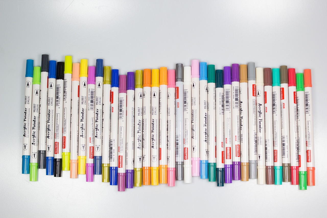 COD Dual Tip Acrylic Markers Colored Pen Color Pen Coloring Set ...