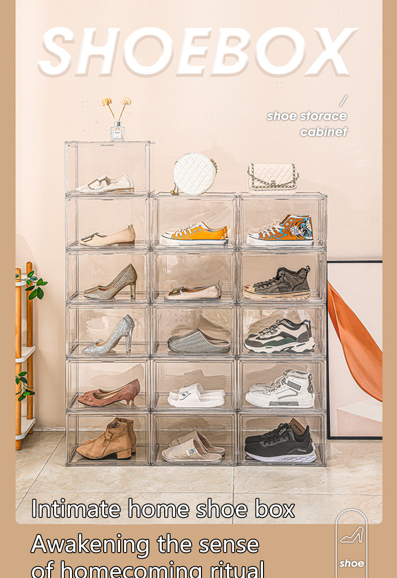 【Fast delivery】High Quality Acrylic Shoe Box Magnetic Side Drop and ...