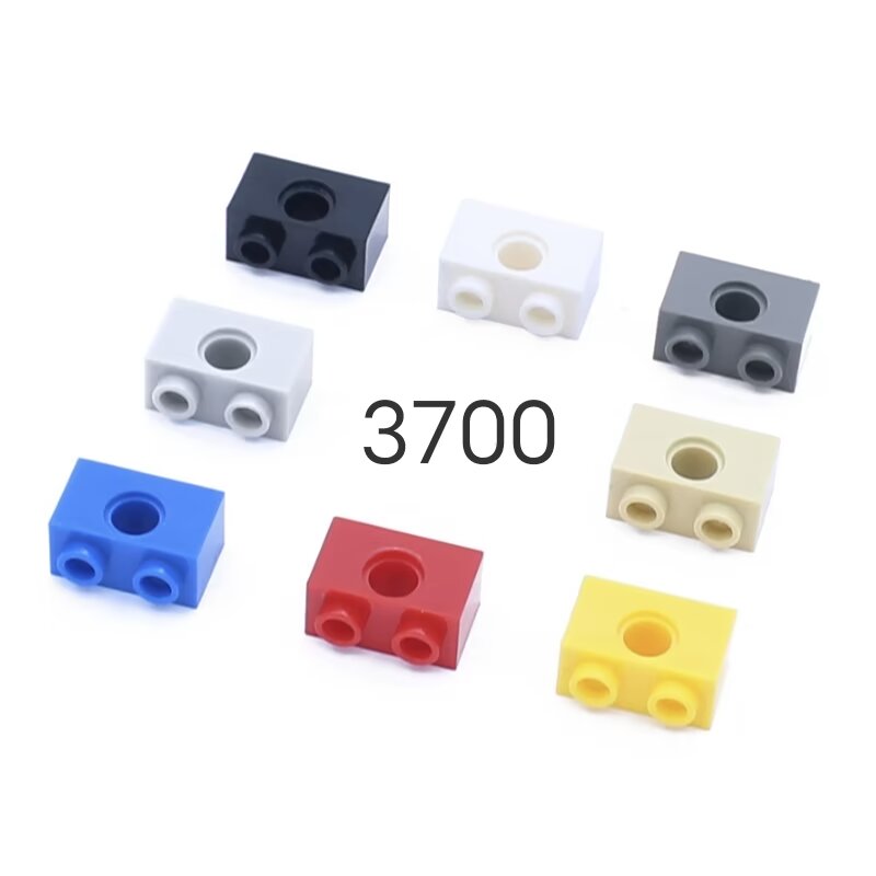 Small Particle Building Blocks 3700 Technology Parts 1x2 with 1 Hole ...