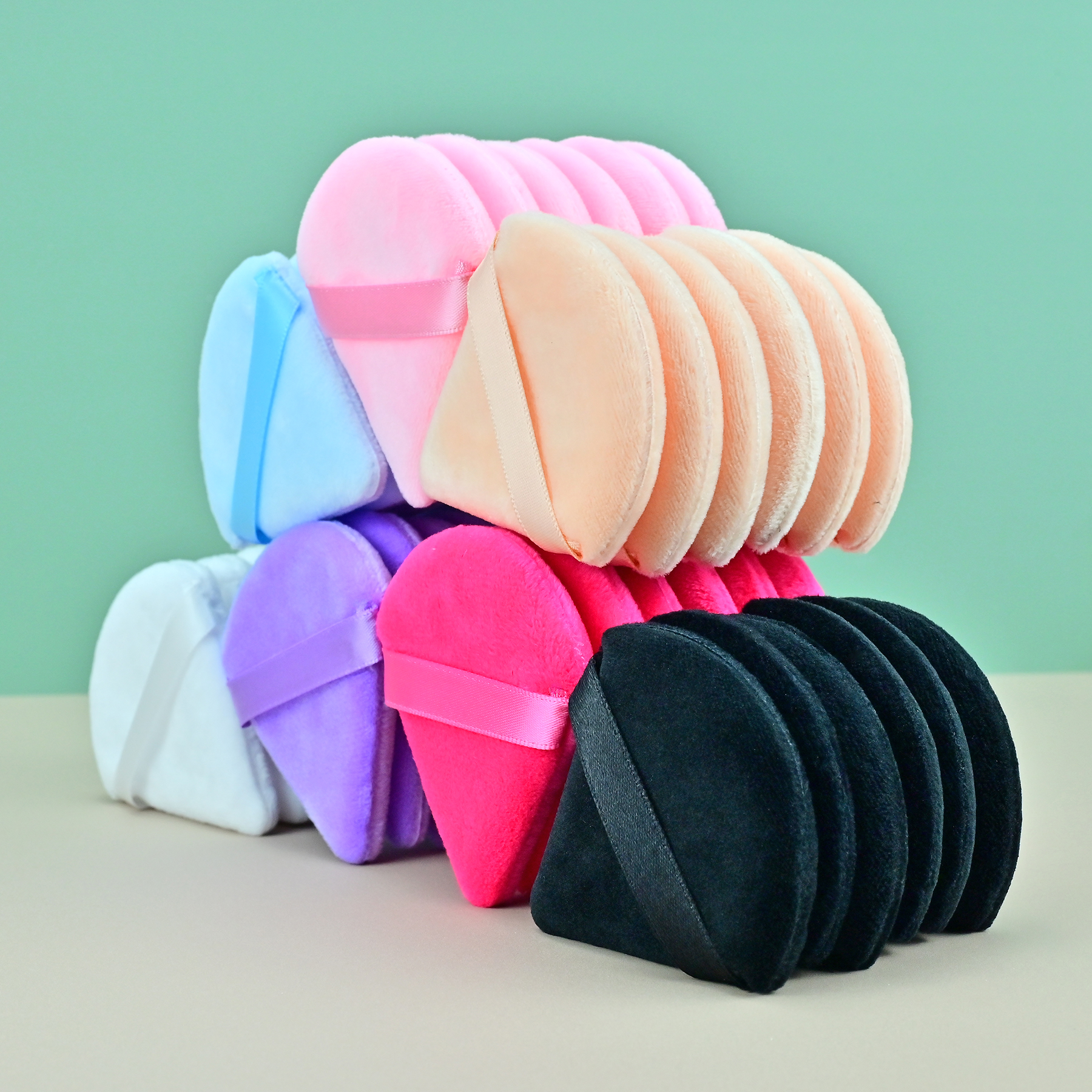 6Pcs Powder Puff For Face Powder, Triangle Makeup Puff, Soft Triangle ...