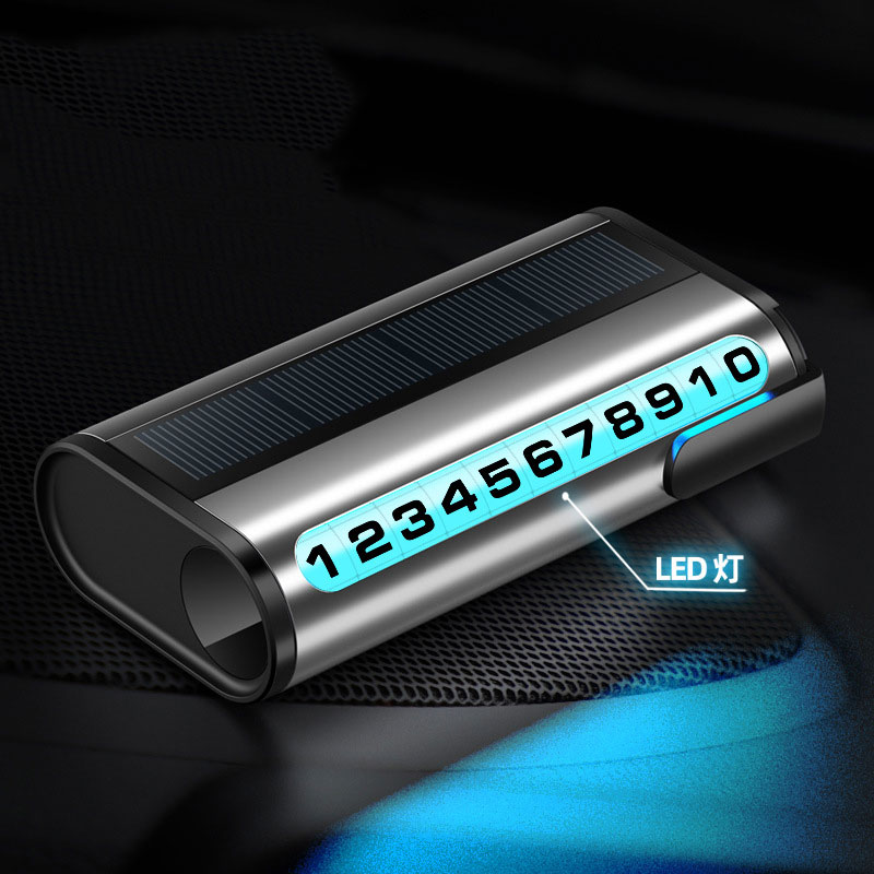 Chery car Solar powered parking sign roller luminous zinc alloy ...