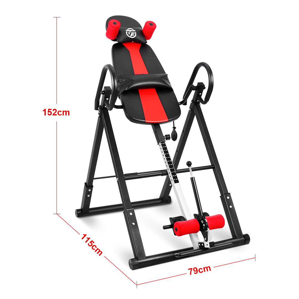 OneTwoFit Heavy Duty Handstand Machine Gravity Inversion Table Foldable ...
