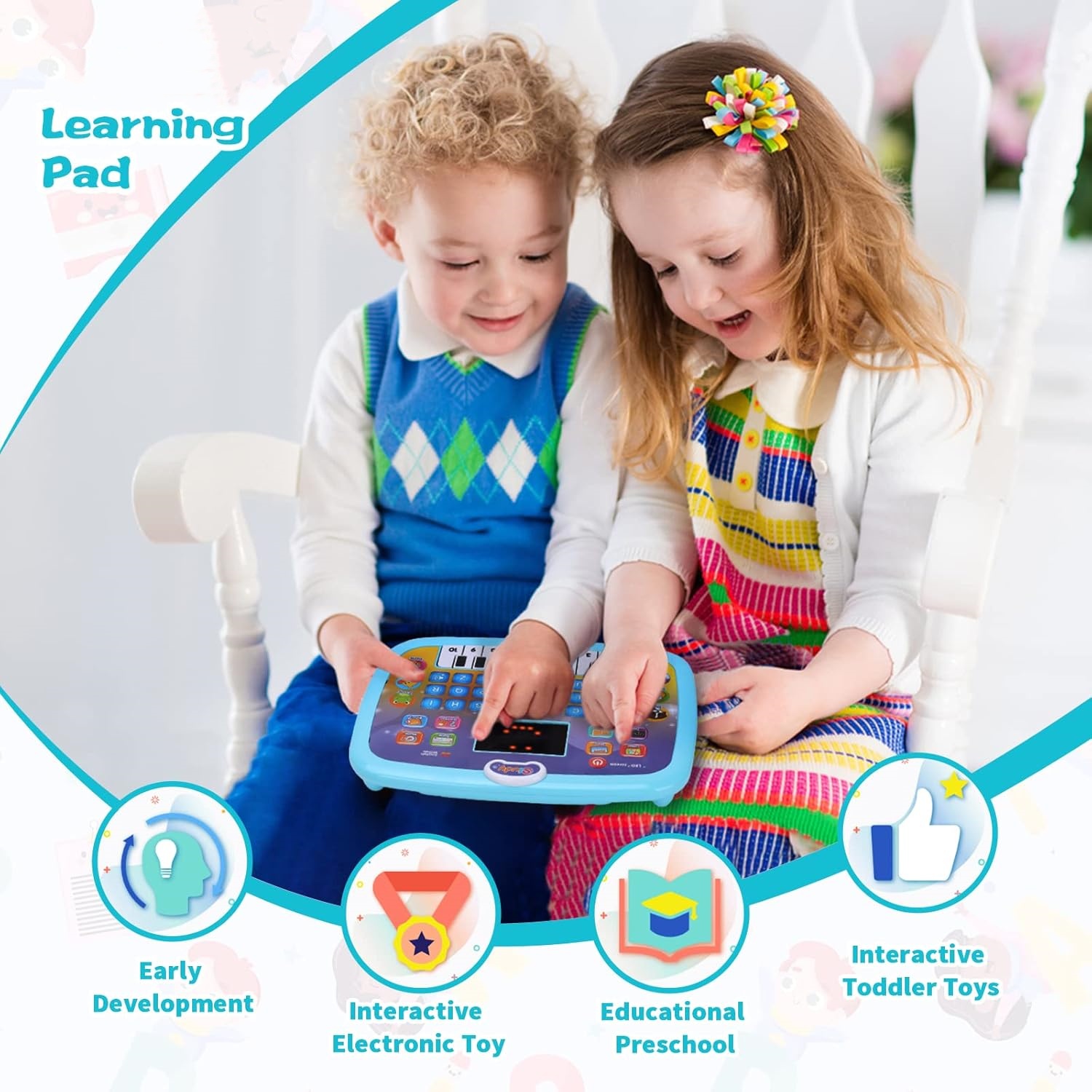 English Kids Educational Learning Computer Tablet Learning Toys Baby ...