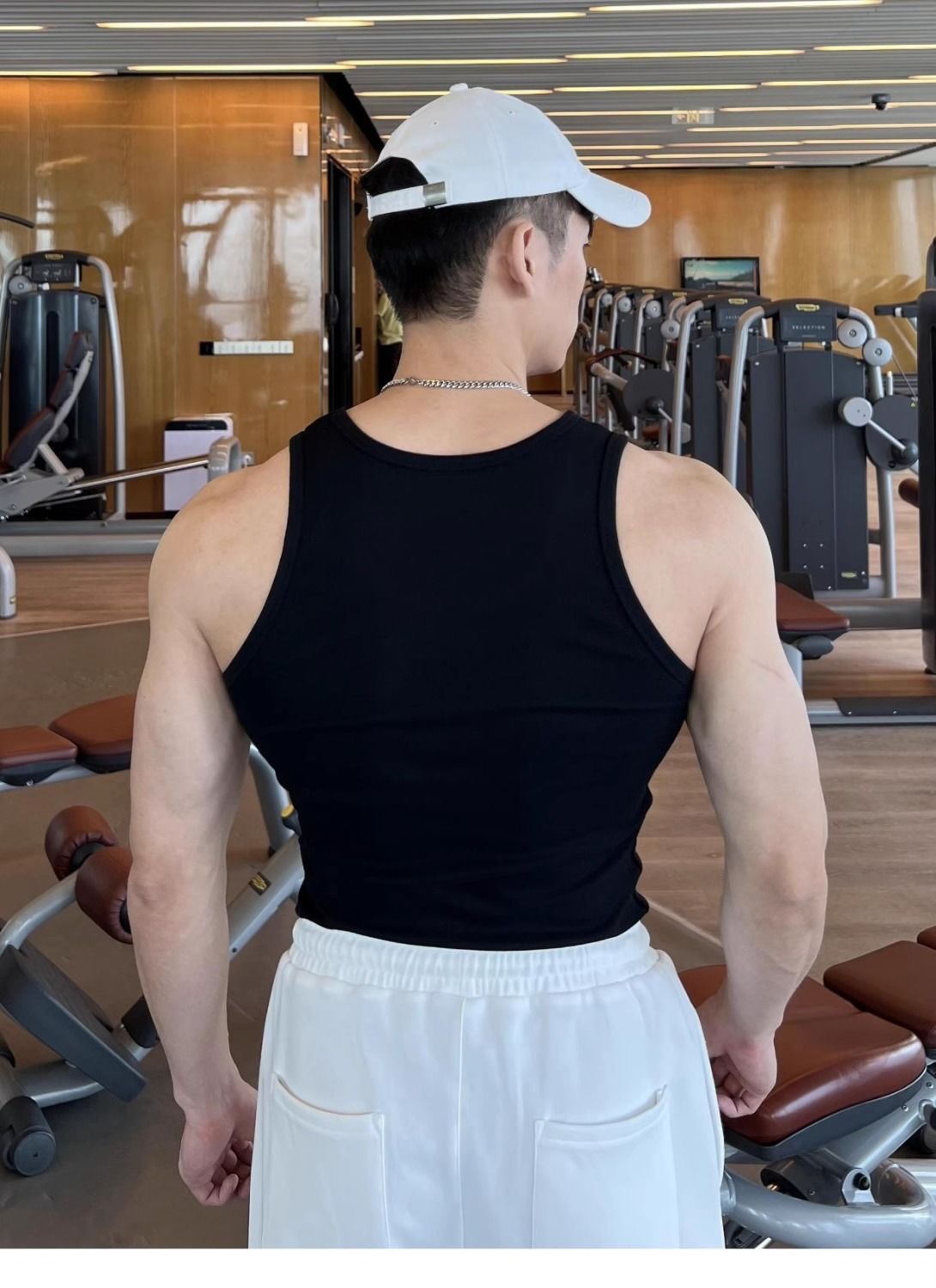 【MAOINGMEN】2pcs Muscle Sando For Men American Style Muscle Fitness ...