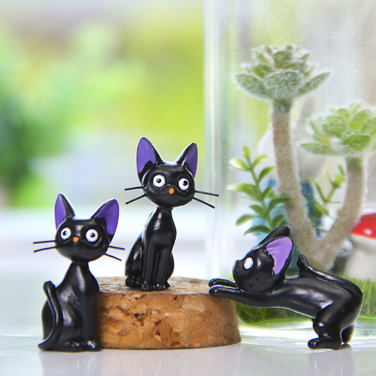 1Pcs Miyazaki Hayao Anime Kiki's Delivery Service Black Cat JiJi DIY ...