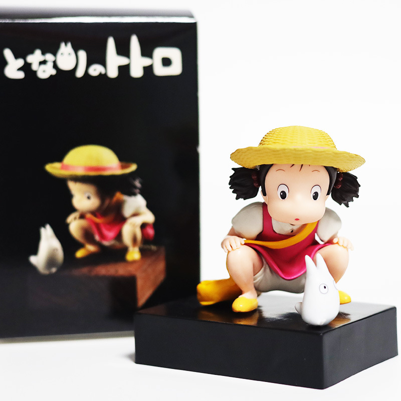 8.5cm Hayao Miyazaki Totoro Bus Anime Mei And The Kitten Bus Q Version ...