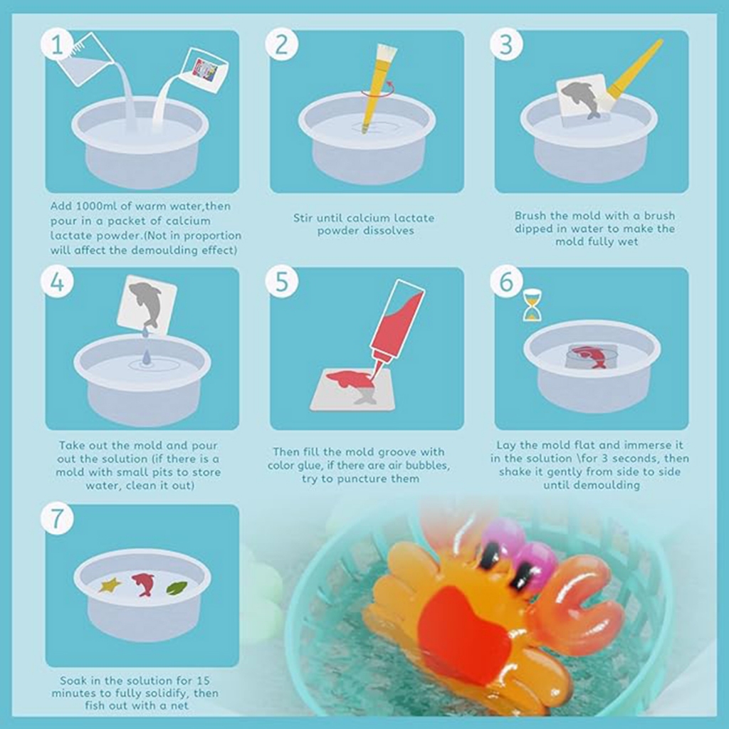 Kids DIY Magic Water Toy Handmade Children Handmade Education Water ...