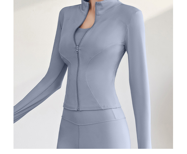 Yoga TOP Yoga Jacket Sports Jacket for Women Gym Workout Clothes Zipper ...