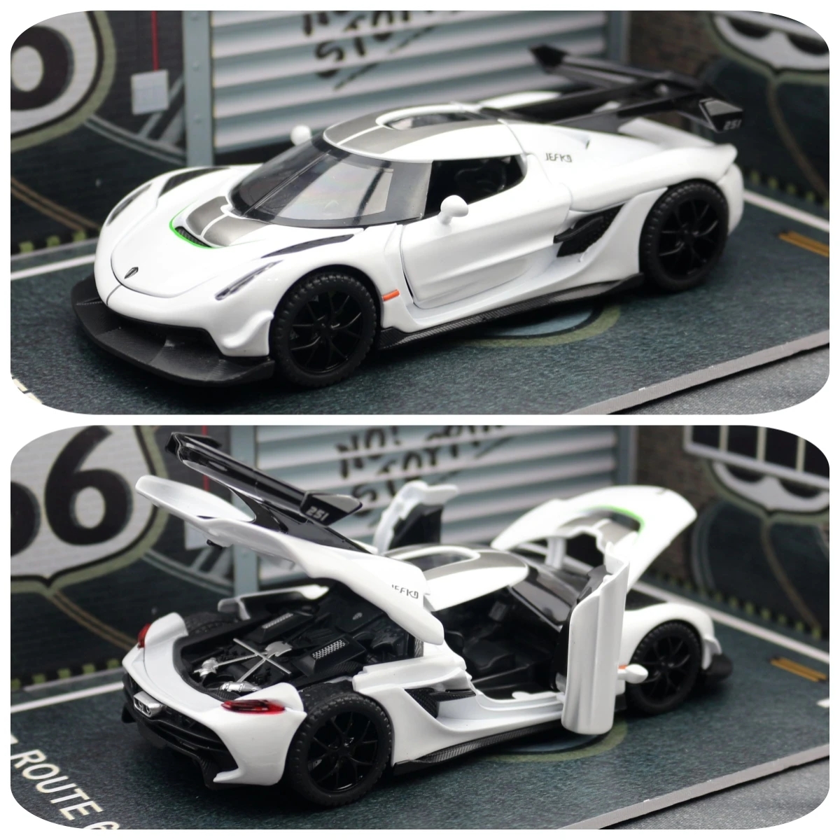 Diecast car 1:32 Koenigsegg JESKO Toy Car Model Diecast Racing ...