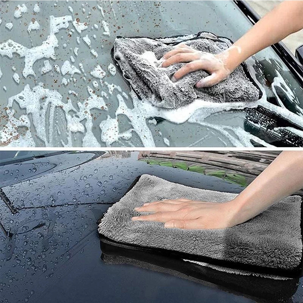 SEAMETAL Car Microfiber Cleaing Cloth Wash Towel Dryiny Cloth Body ...