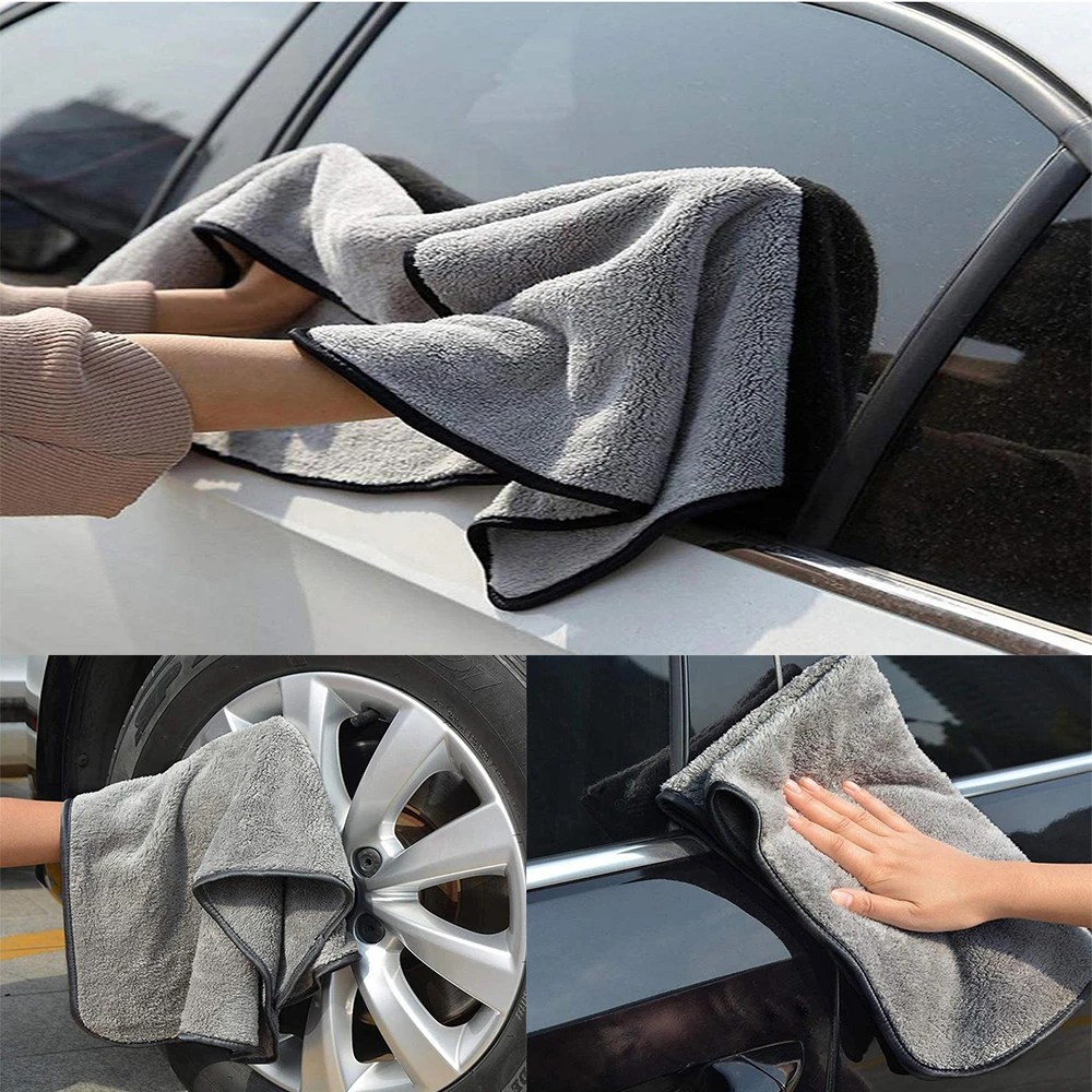 SEAMETAL Car Microfiber Cleaing Cloth Wash Towel Dryiny Cloth Body ...