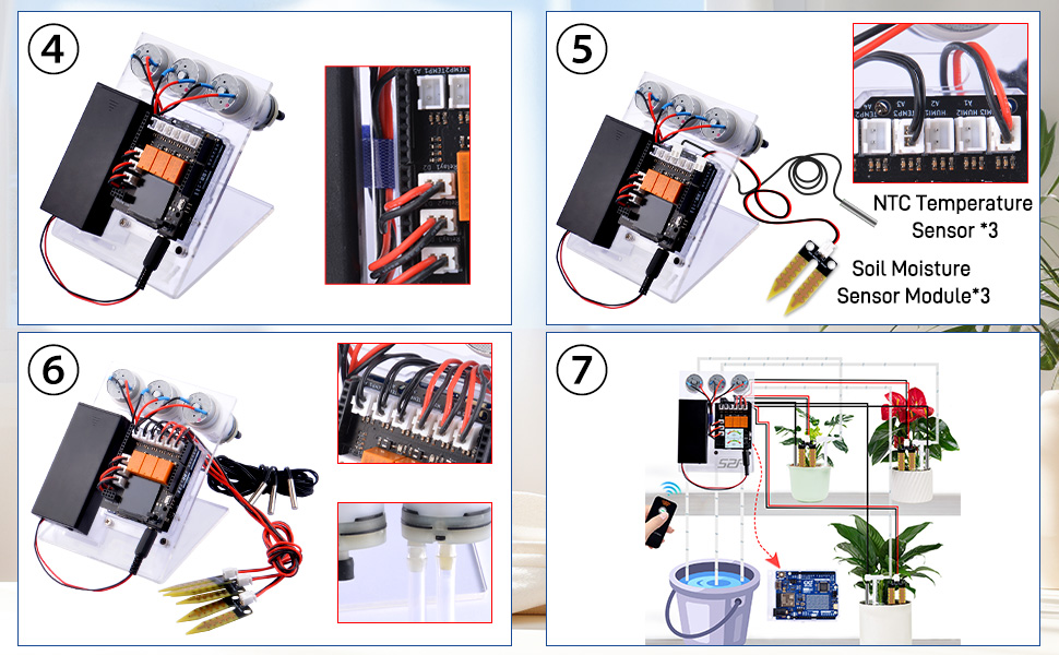 52Pi Plant Watering Kit With Arduino UNO R4 WiFi Environmental ...