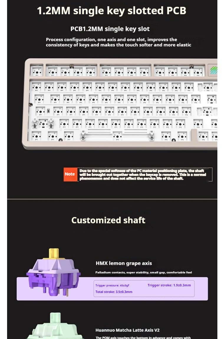 FURYCUBE F75 Three mode wireless Mechanical keyboard Aluminum Gasket ...