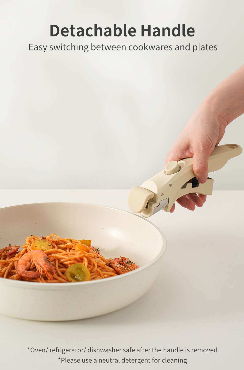 Simplus Detachable-Handle Cookware Set Pans and Pot Non Sticking ...