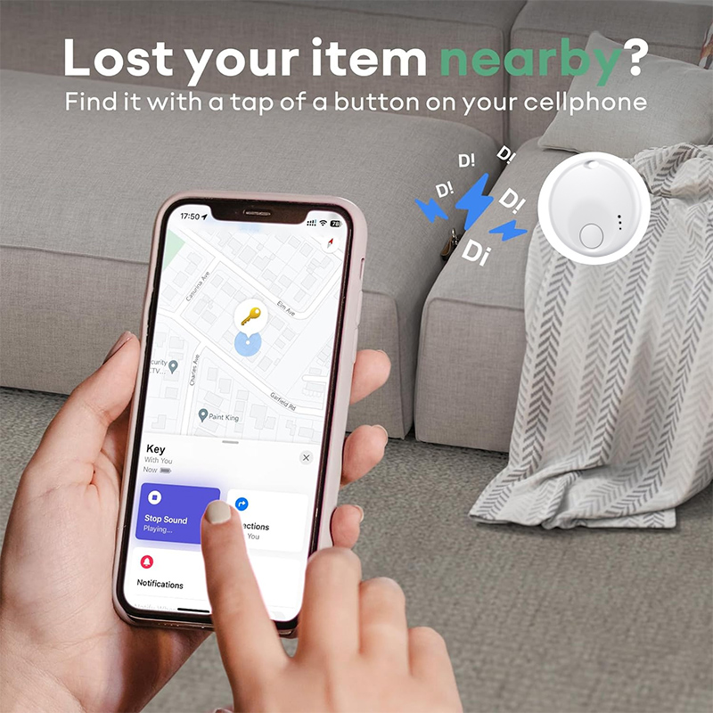 1/2pcs Smart GPS Tracker Mini Locator IOS Find My App Anti-loss ...