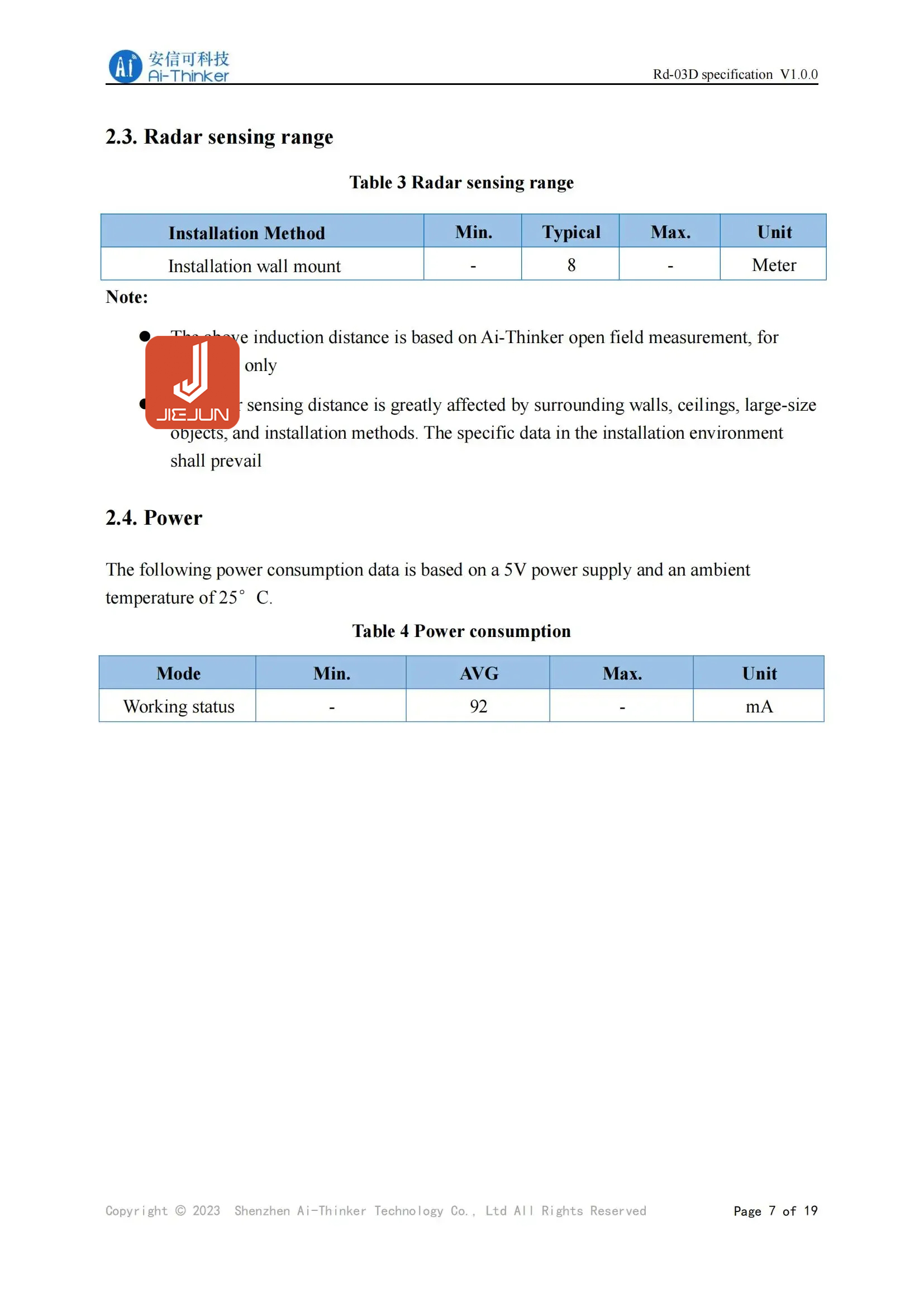 Rd-03D 24G Multi-target Human Motion Trajectory Positioning ...