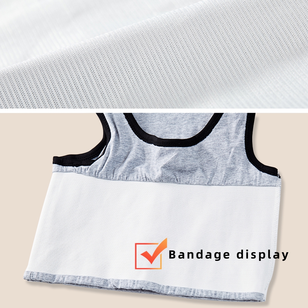 Bandage Chest Binder Tomboy Vest Top Breathable Elastic Chest Breast ...